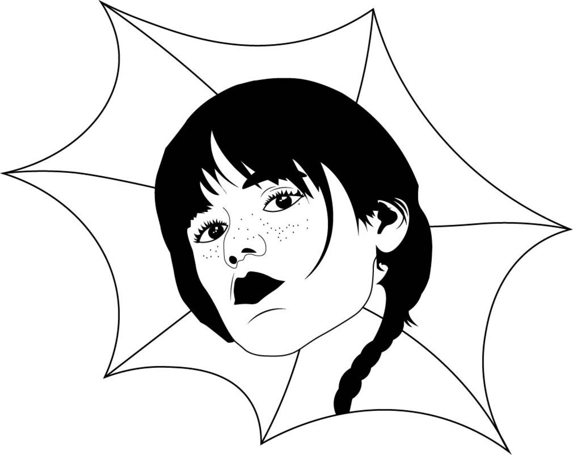Wednesday Addams Svg, Wednesday Addams Png, Wednesday Cricut Svg File ...