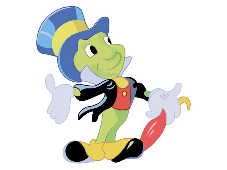 Jiminy Cricket Svg File, Pinocchio Svg for Your Do It Your Self Project ...