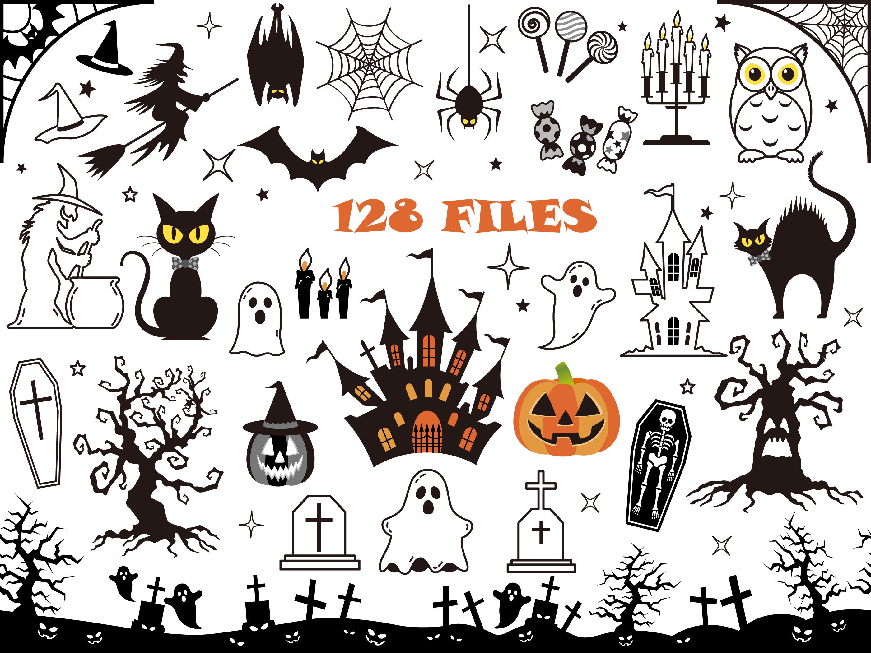 Extensive Spooky Halloween SVG Bundle - Perfect for DIY Projects and ...