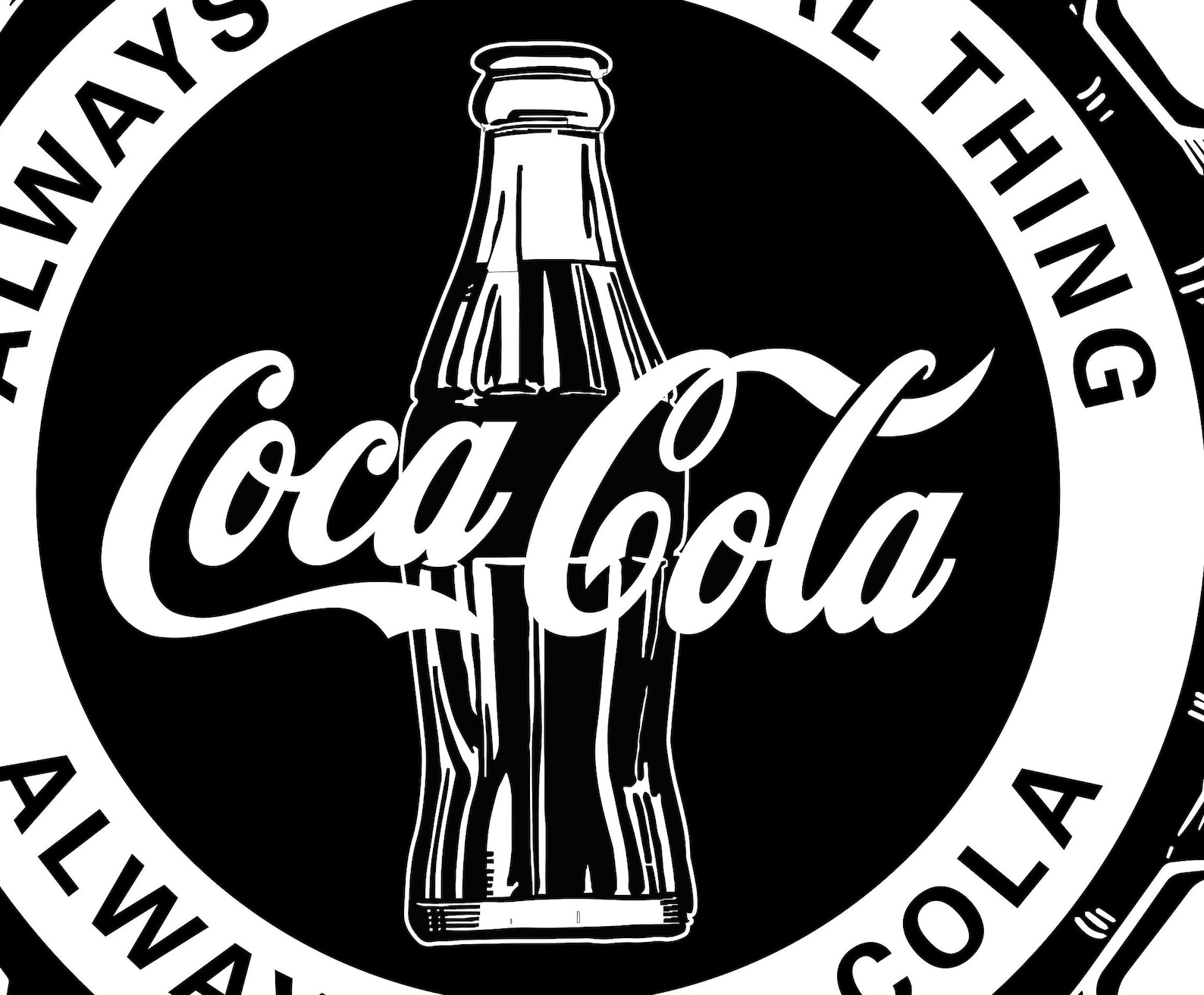 Coca Cola SVG, Coca Cola PNG, Coke Svg, Black and White Coke Svg File ...