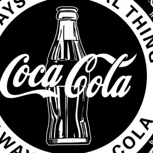 Coca Cola Cricut SVG, Coca Cola PNG, Coke Svg, Black and White Coke Svg ...