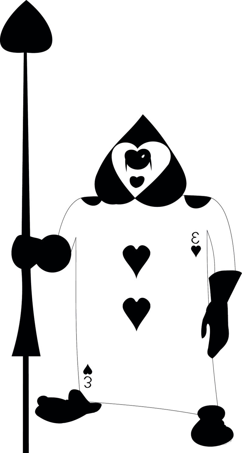 Alice in Wonderland Svg, Alice Card Soldier Svg, Alice Cricut Svg ...