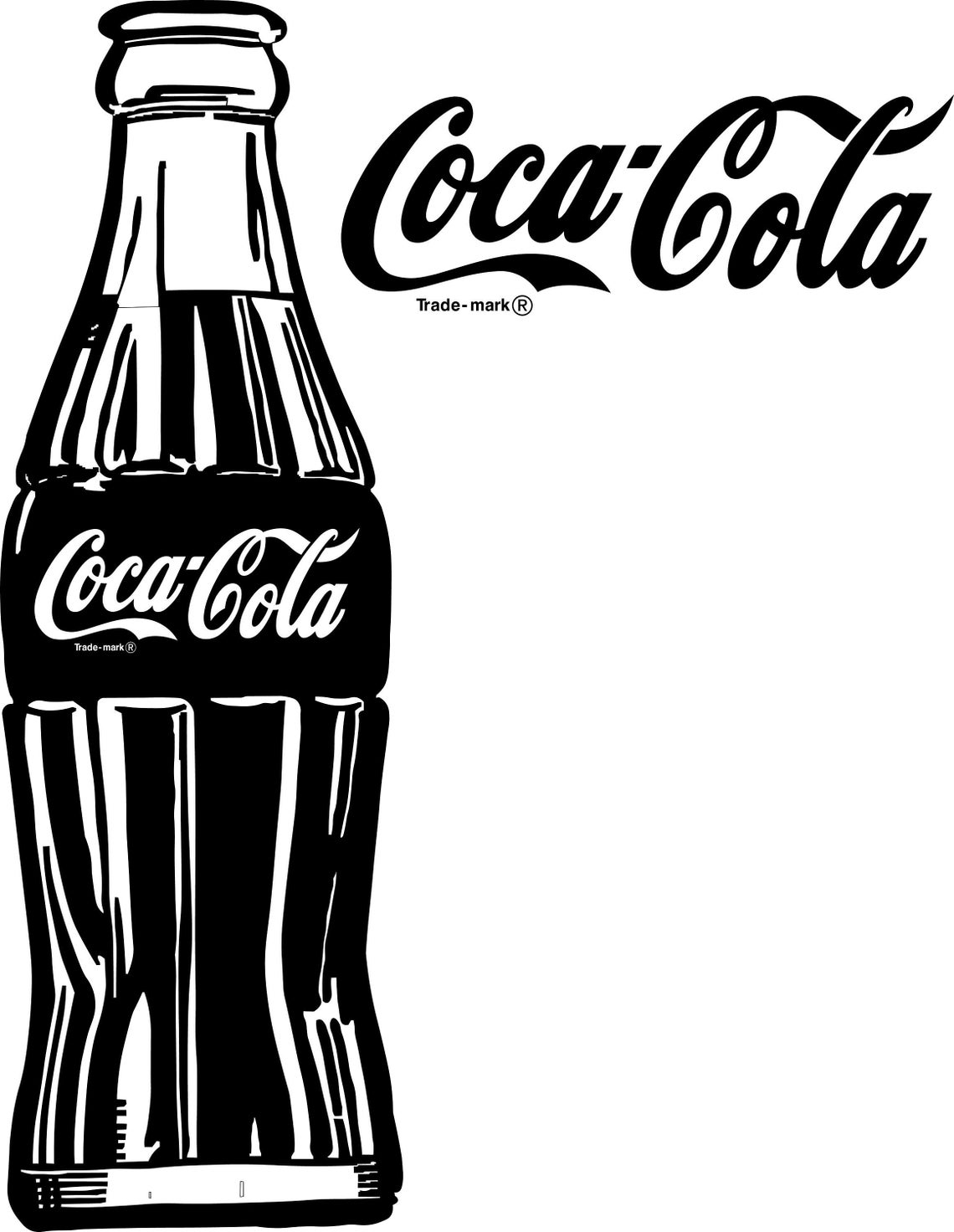 Coca Cola Cricut Svg, Coca Cola Png, White and Black Coke Svg, Coca ...
