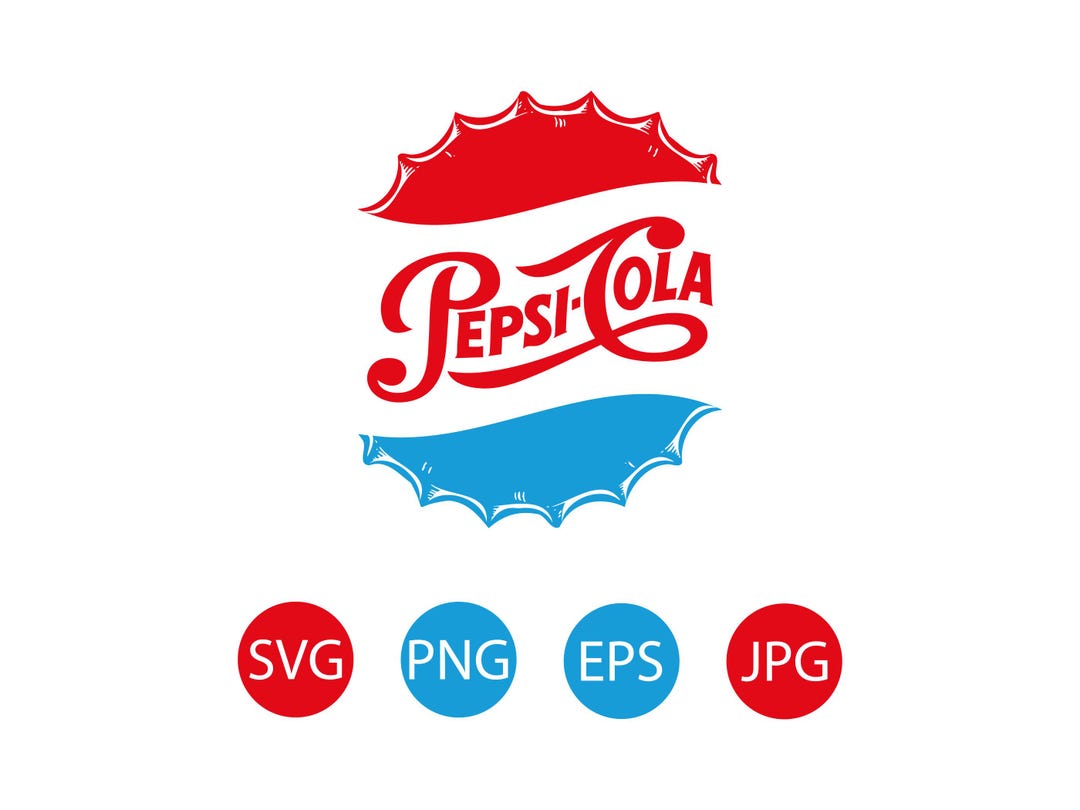 Pepsi Cola SVG, Coke Cricut Svg, Pepsi Cola PNG, Coke Svg, Black and ...