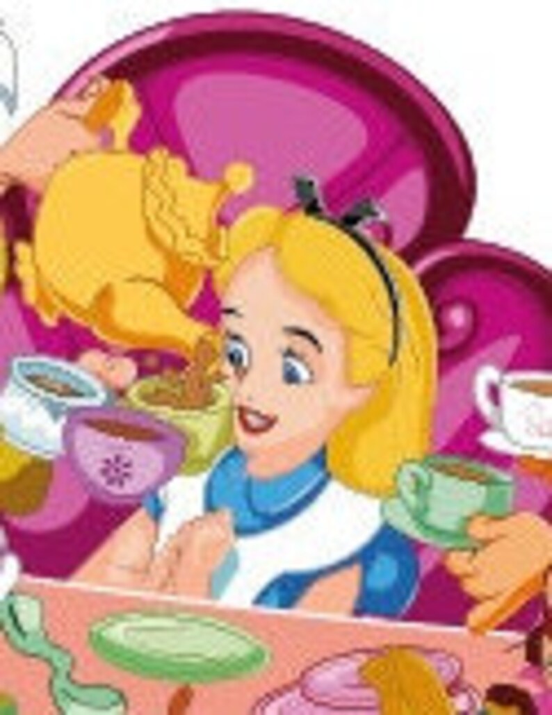 Alicia en el País de las Maravillas SVG, Alicia Svg, Fiesta del Té ...