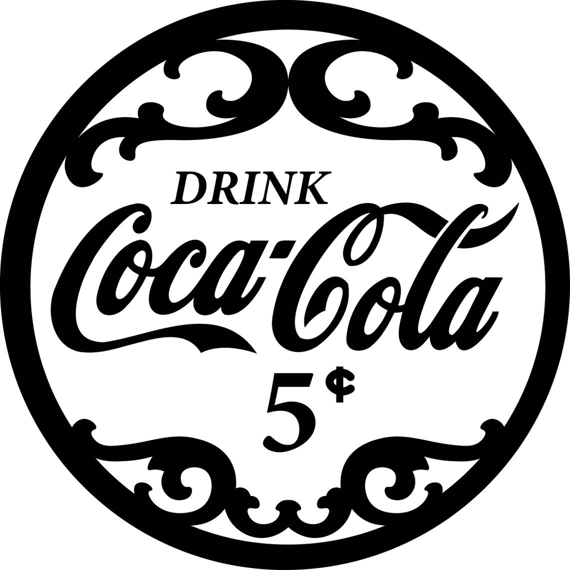 Lasercutter Vintage Coca Cola SVG, Vintage Coke Cricut Svg, Coca Cola ...