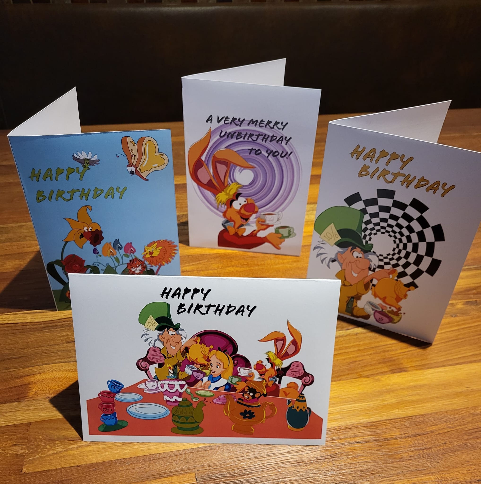 Alice in Wonderland Birthday Card, Printable Unbirthday Card, Mad ...