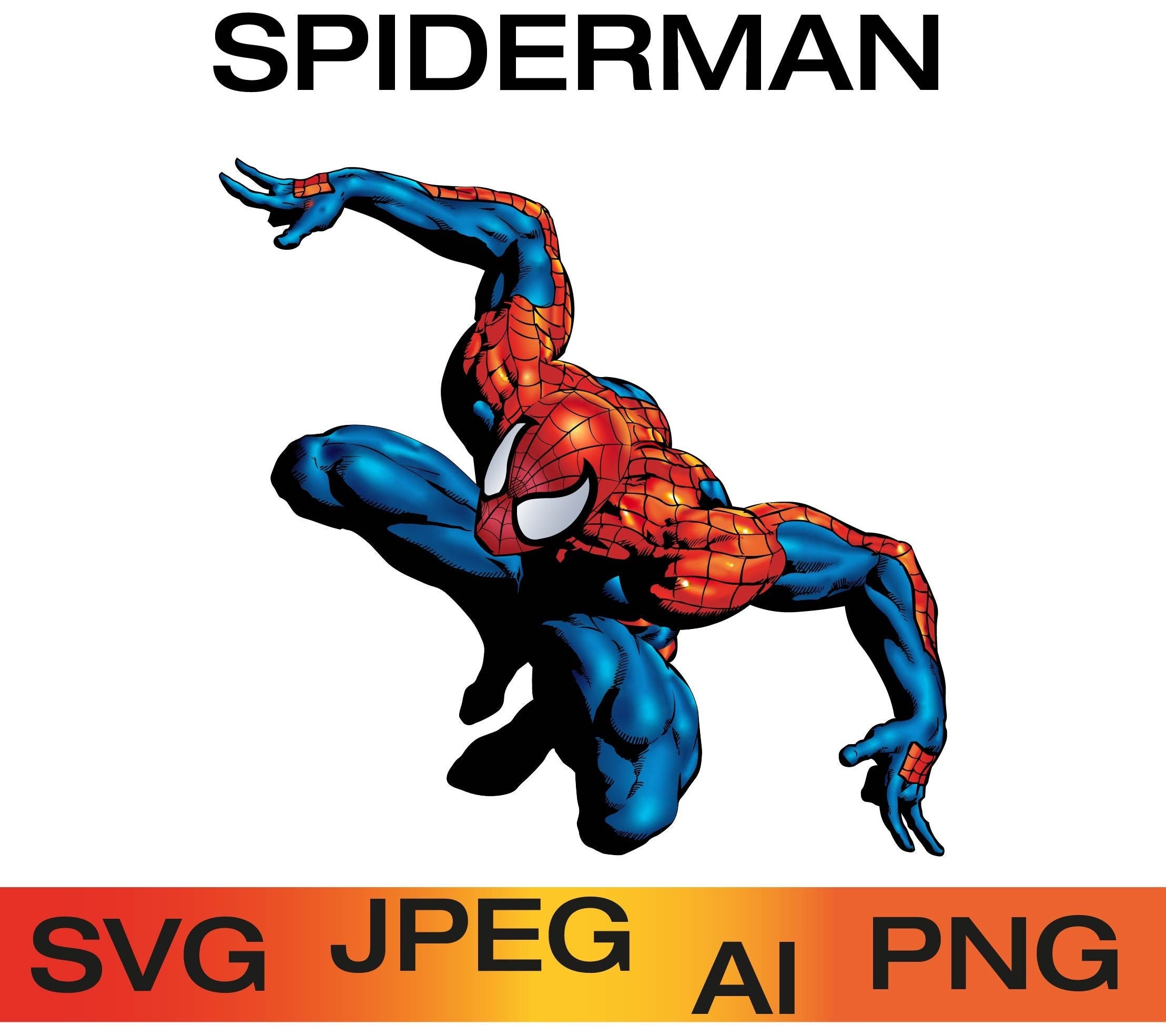 Spiderman Svg, Spiderman Png, Spiderman Movie T-shirt Print, Svg File ...