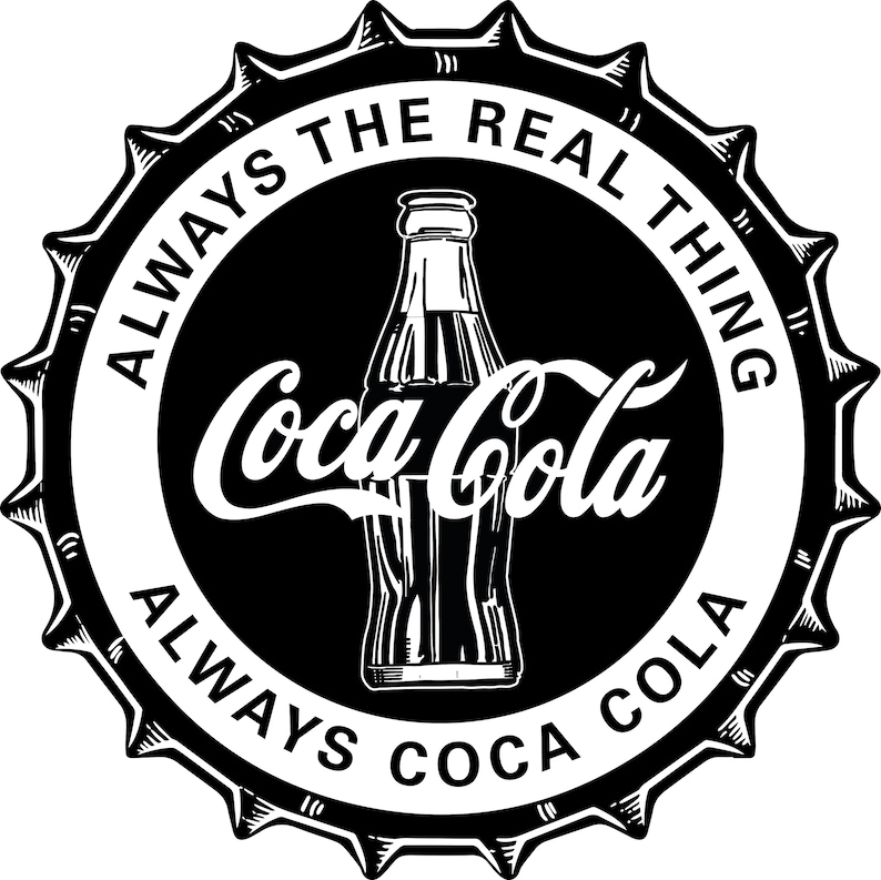 Coca Cola Cricut SVG, Coca Cola PNG, Coke Svg, Black and White Coke Svg ...