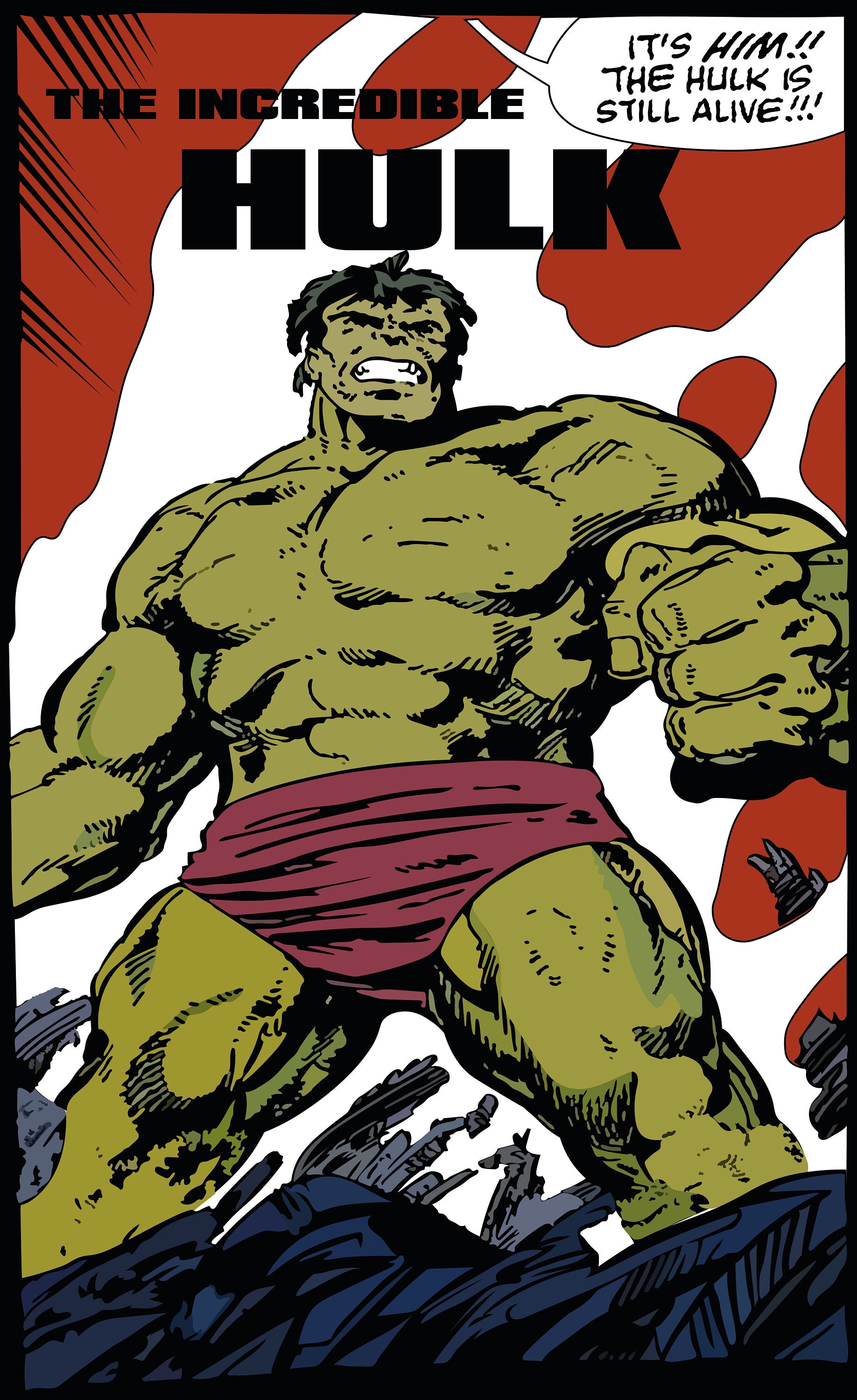 Hulk Svg, Cricut Svg, Hulk Png, Hulk Comic, Marvel Svg, Vintage Comic ...