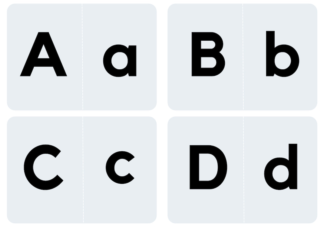 Educational Printable Alphabet Cards Alphabet Puzzle - Etsy Australia
