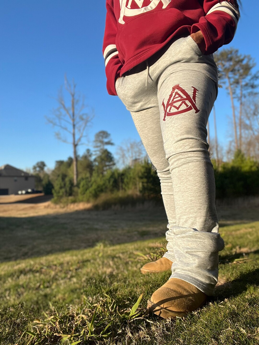 Alabama A&M Stacked Sweatpants (AAMU) - Etsy