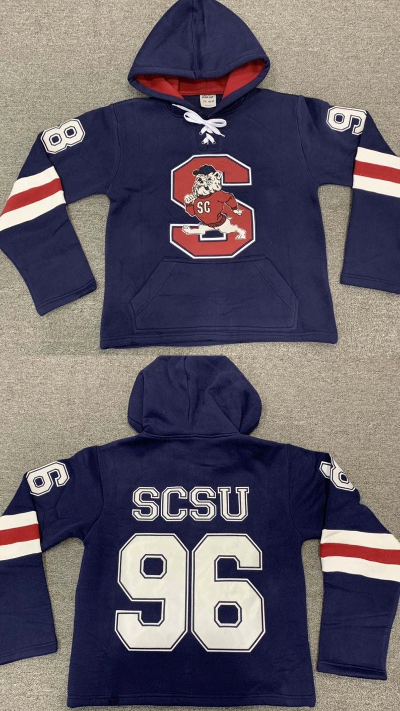 SCSU “old School” Football Jersey Hoodie *unisex* - Etsy