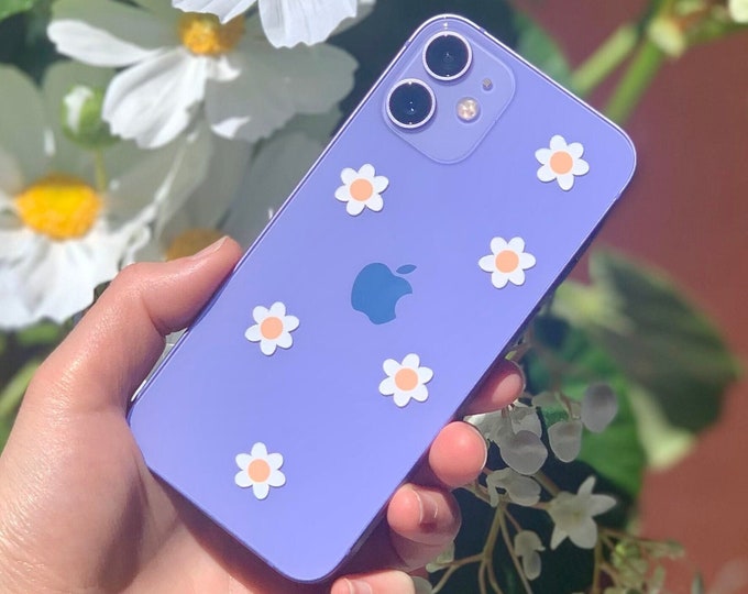 Mini Flower Sticker Set Daisy Sticker Pack Retro Flower Stickers ...