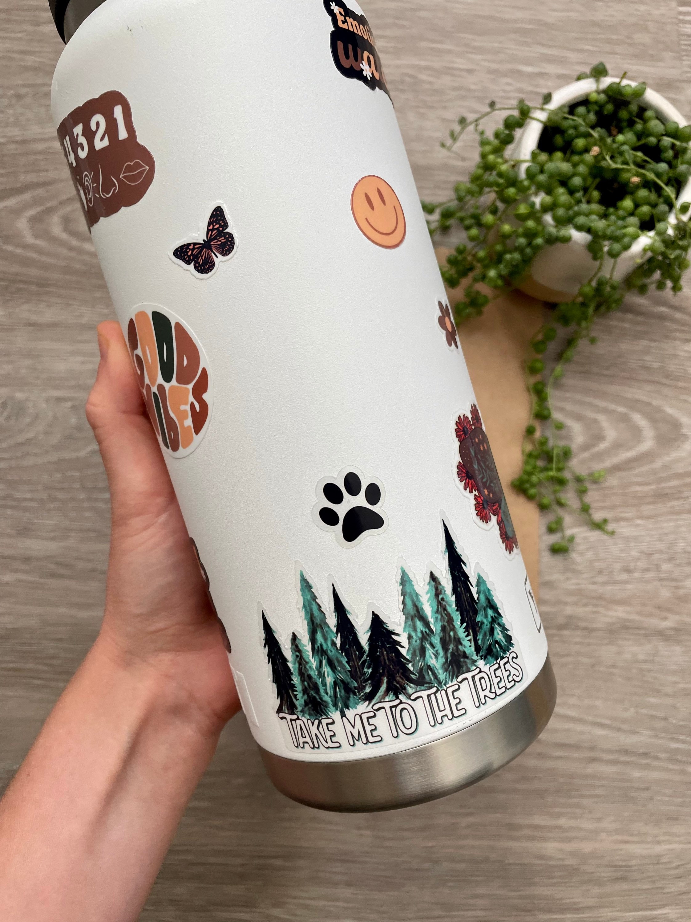 40 Tiny Clear Paw Print Stickers Dog Sticker Waterproof - Etsy