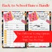 Back to School Printable Bunco Score Sheet Bundle - Score Cards, Tally ...