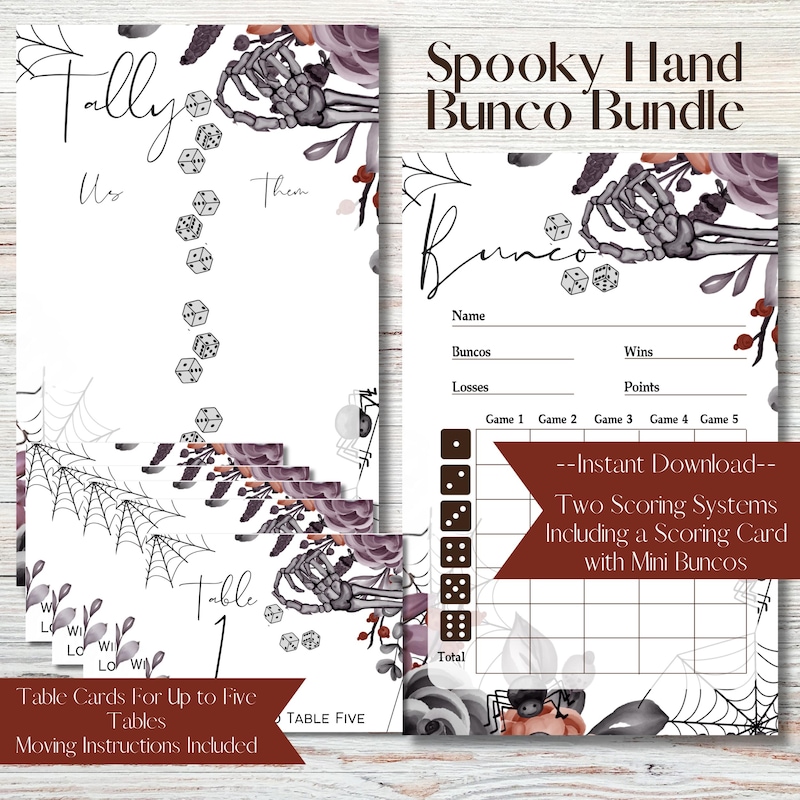 Spooky Table Numbers - Etsy