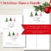 Christmas Bunco Pink Christmas Tree Printable Bunco Score Sheet Bundle ...