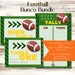 Football Bunco Score Sheet Bundle: Printable Score Cards (digital ...