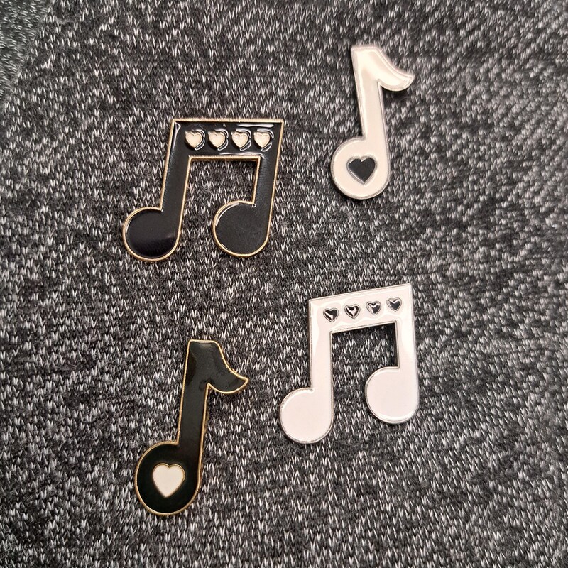 Music Note Pins - Etsy