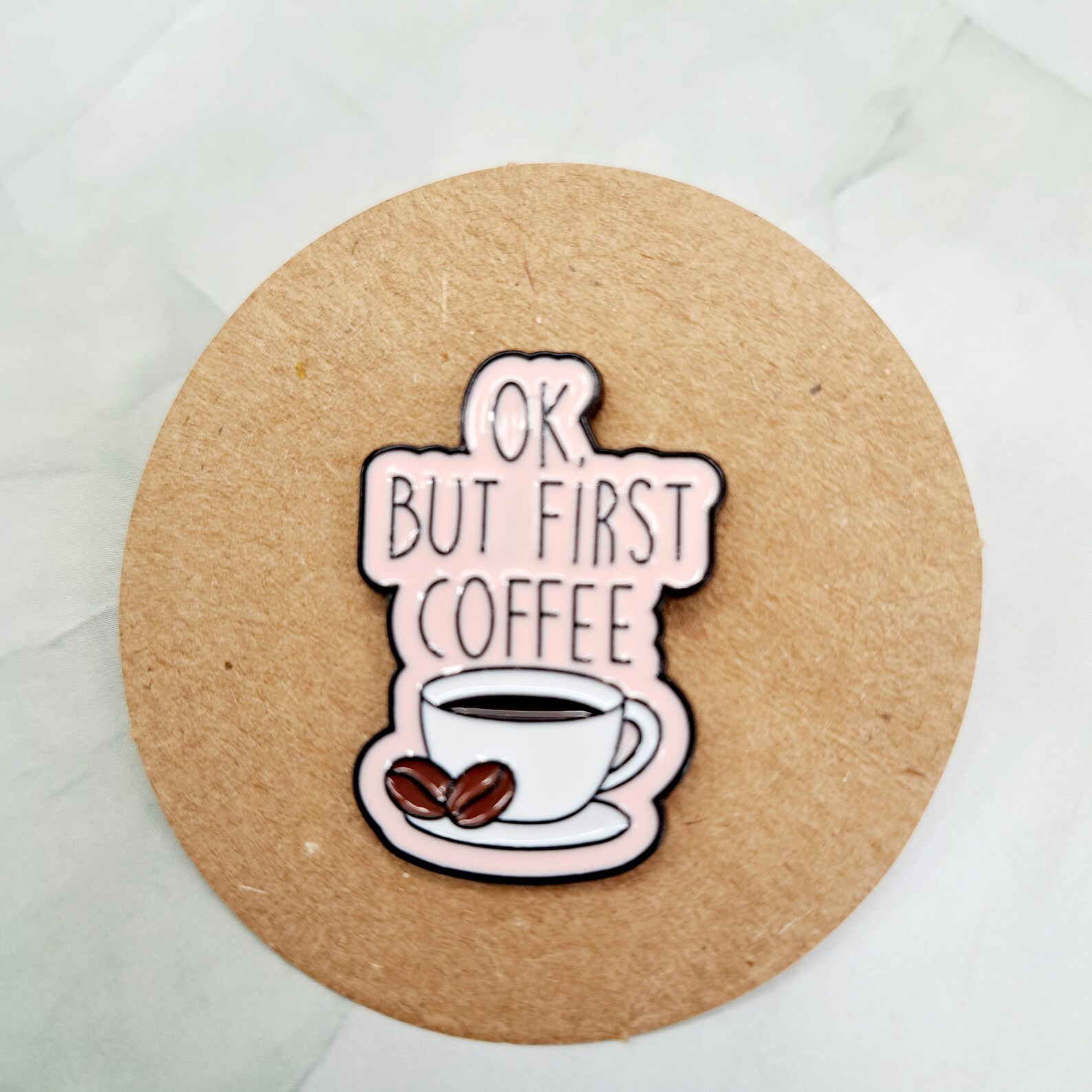 Coffee Themed Enamel Pin| Latte Inspired Bag Accessory - Etsy