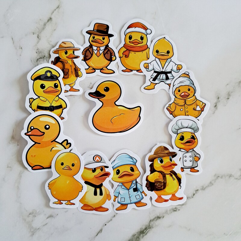 Rubber Duck Sticker - Etsy