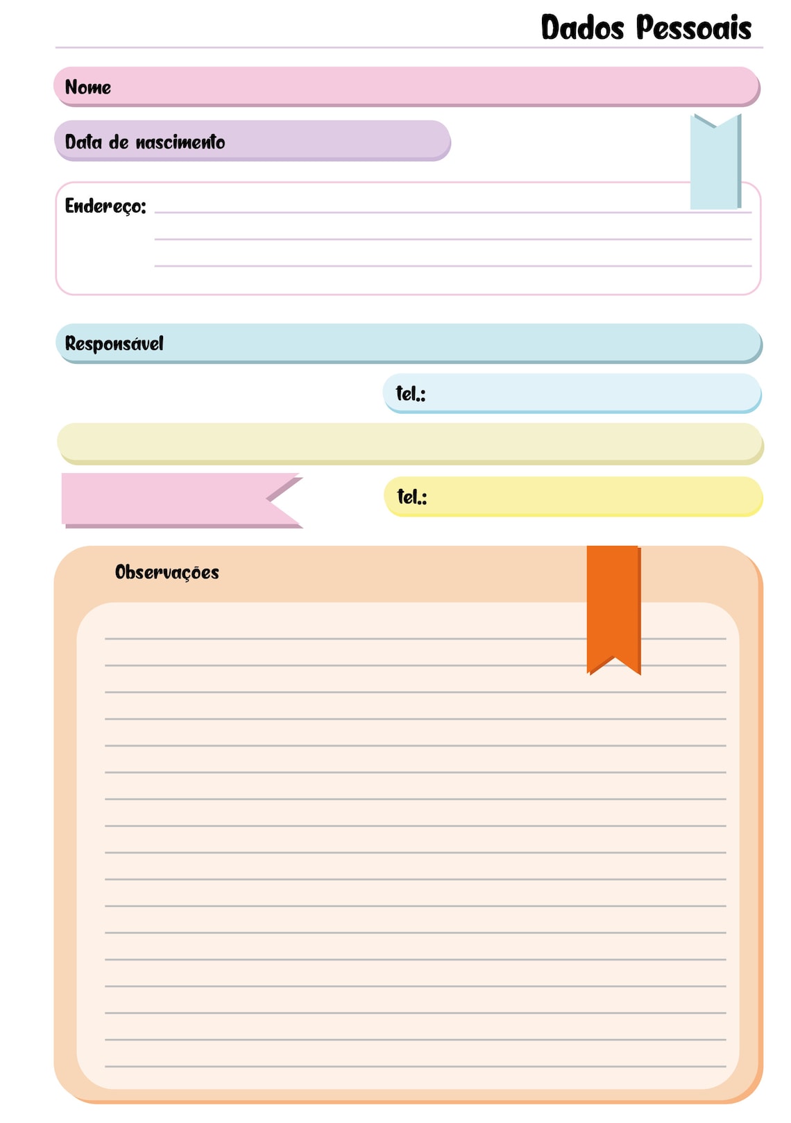 Agenda in Portuguese 2023-2024 Weekly School School Year Printable Pdf ...