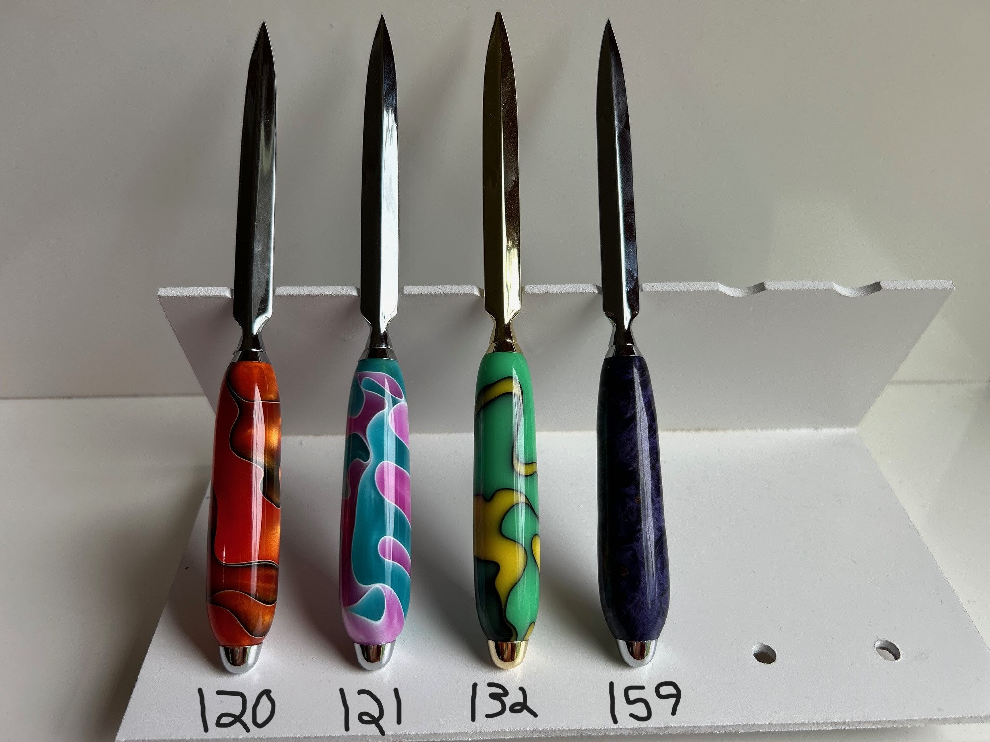 Hand Turned Acrylic Letter Opener, Letter Opener, Handmade Letter ...