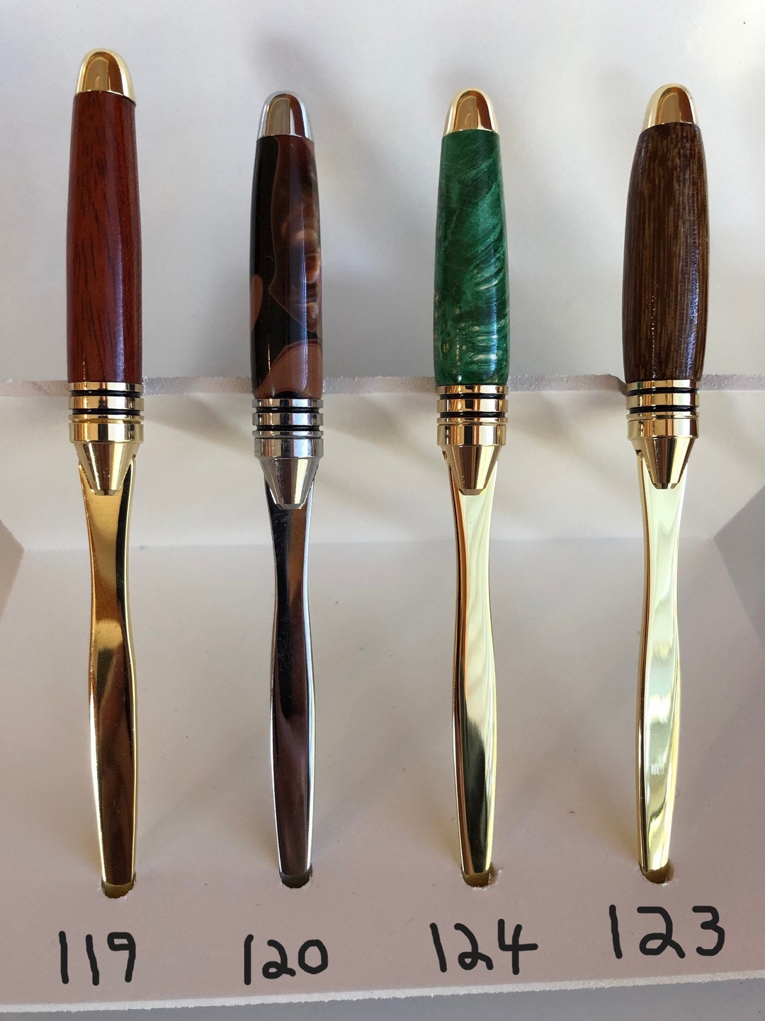 Hand Turned Acrylic Letter Opener Letter Opener Handmade - Etsy