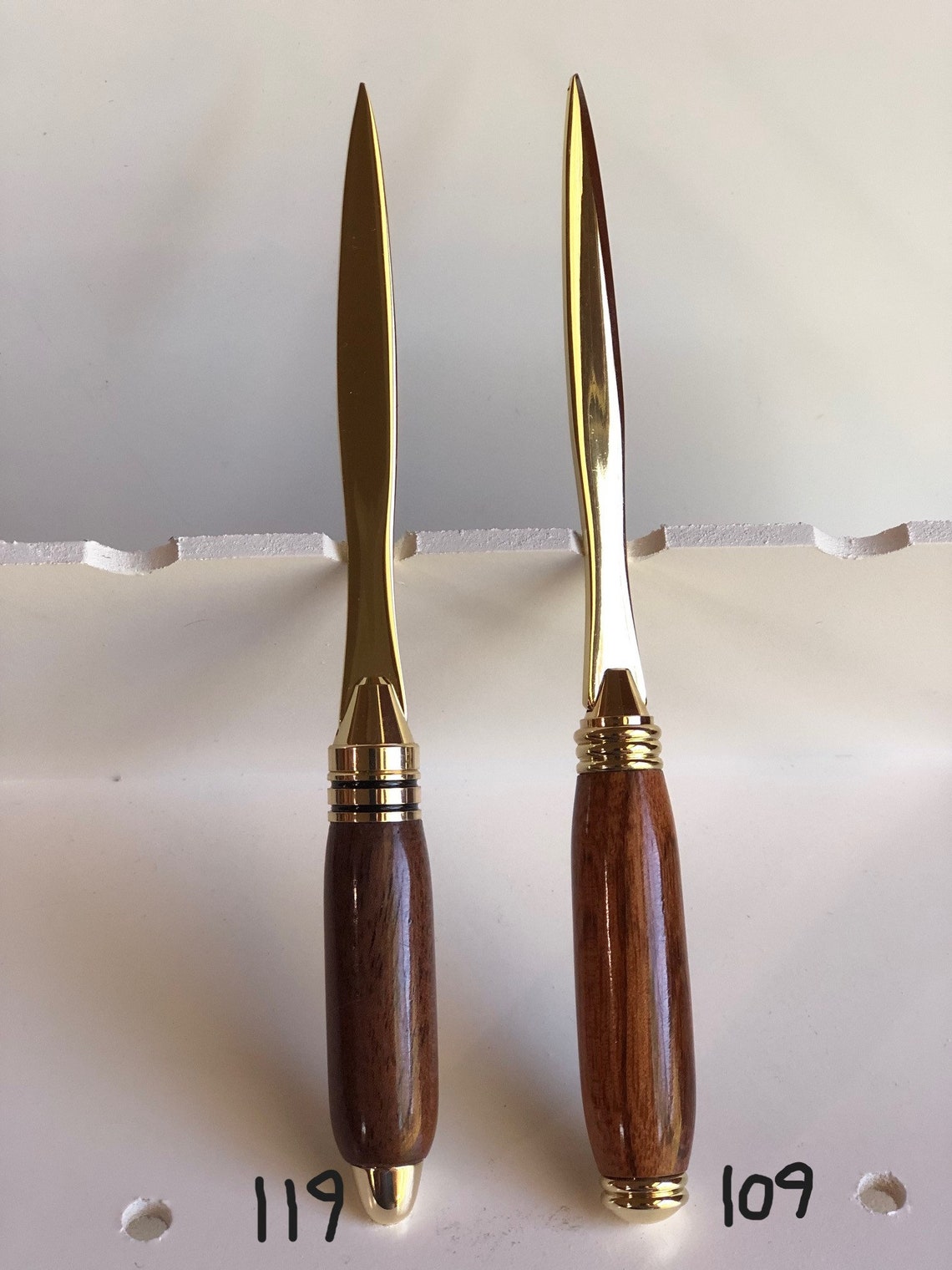 Hand Turned Acrylic Letter Opener Letter Opener Handmade - Etsy