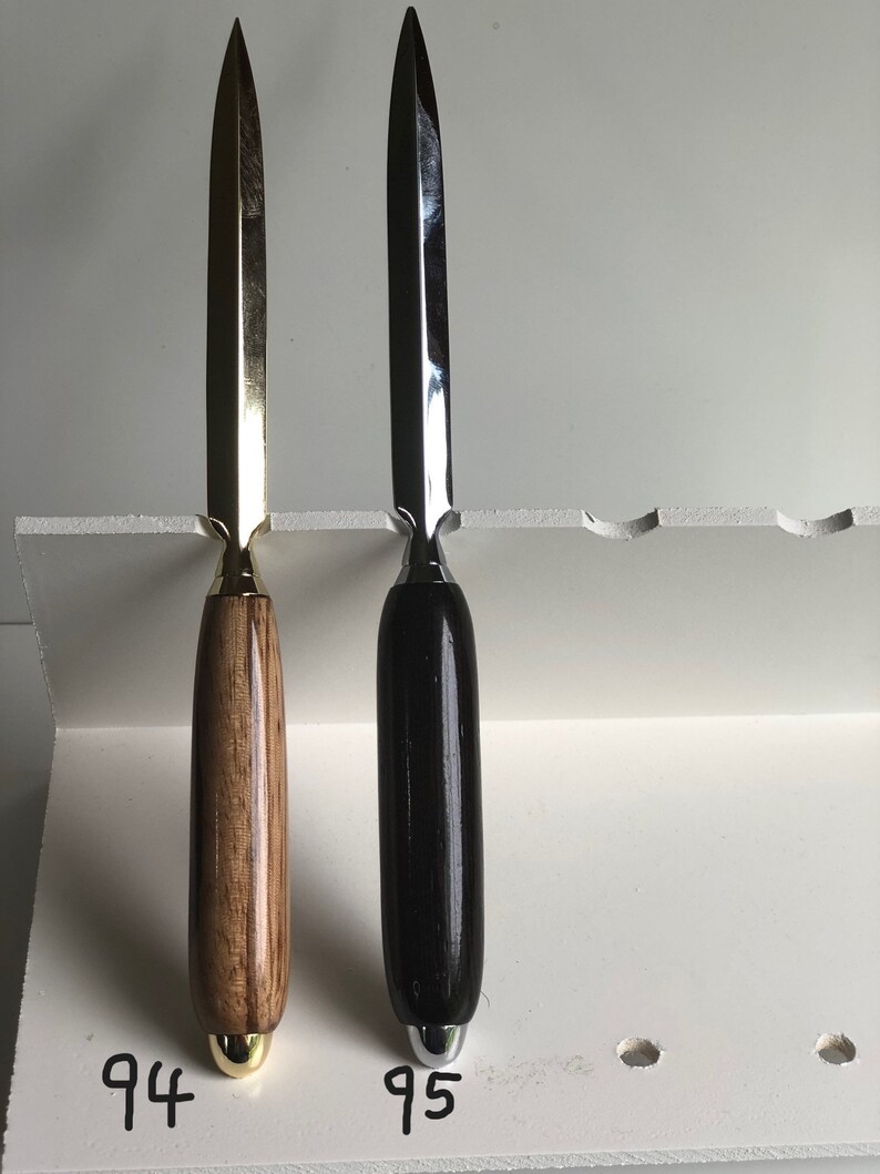 Hand Turned Acrylic Letter Opener Letter Opener Handmade - Etsy