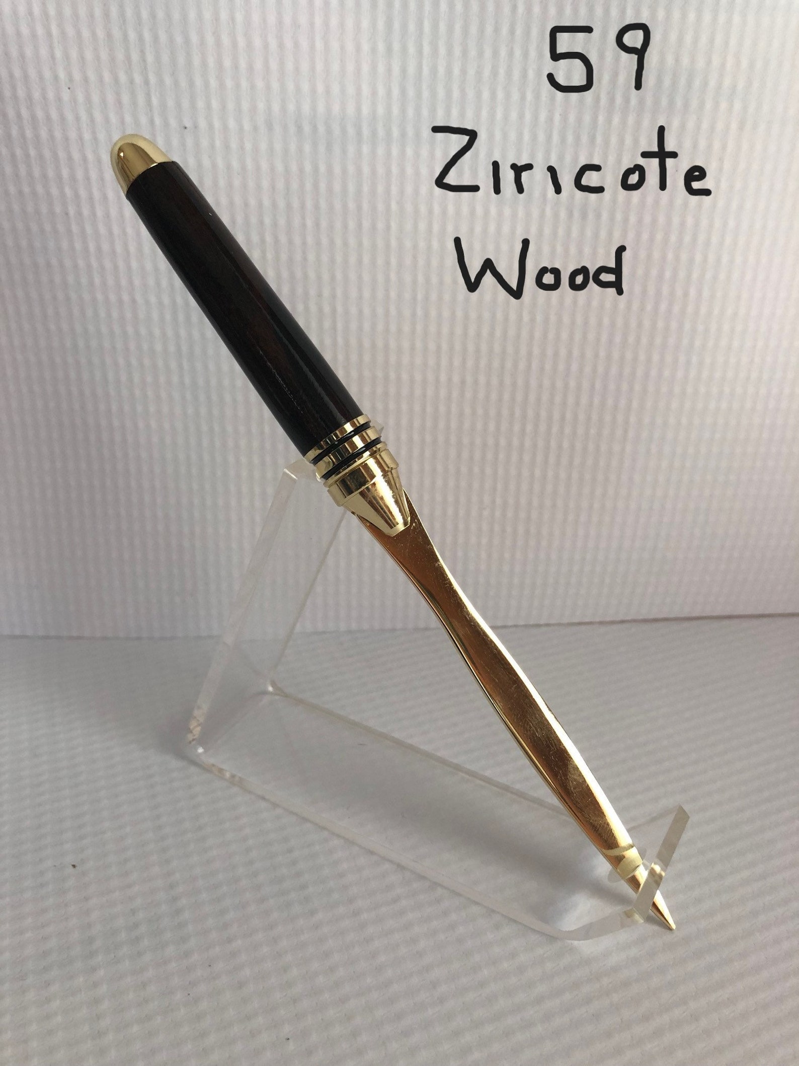 Hand Turned Acrylic Letter Opener Letter Opener Handmade - Etsy