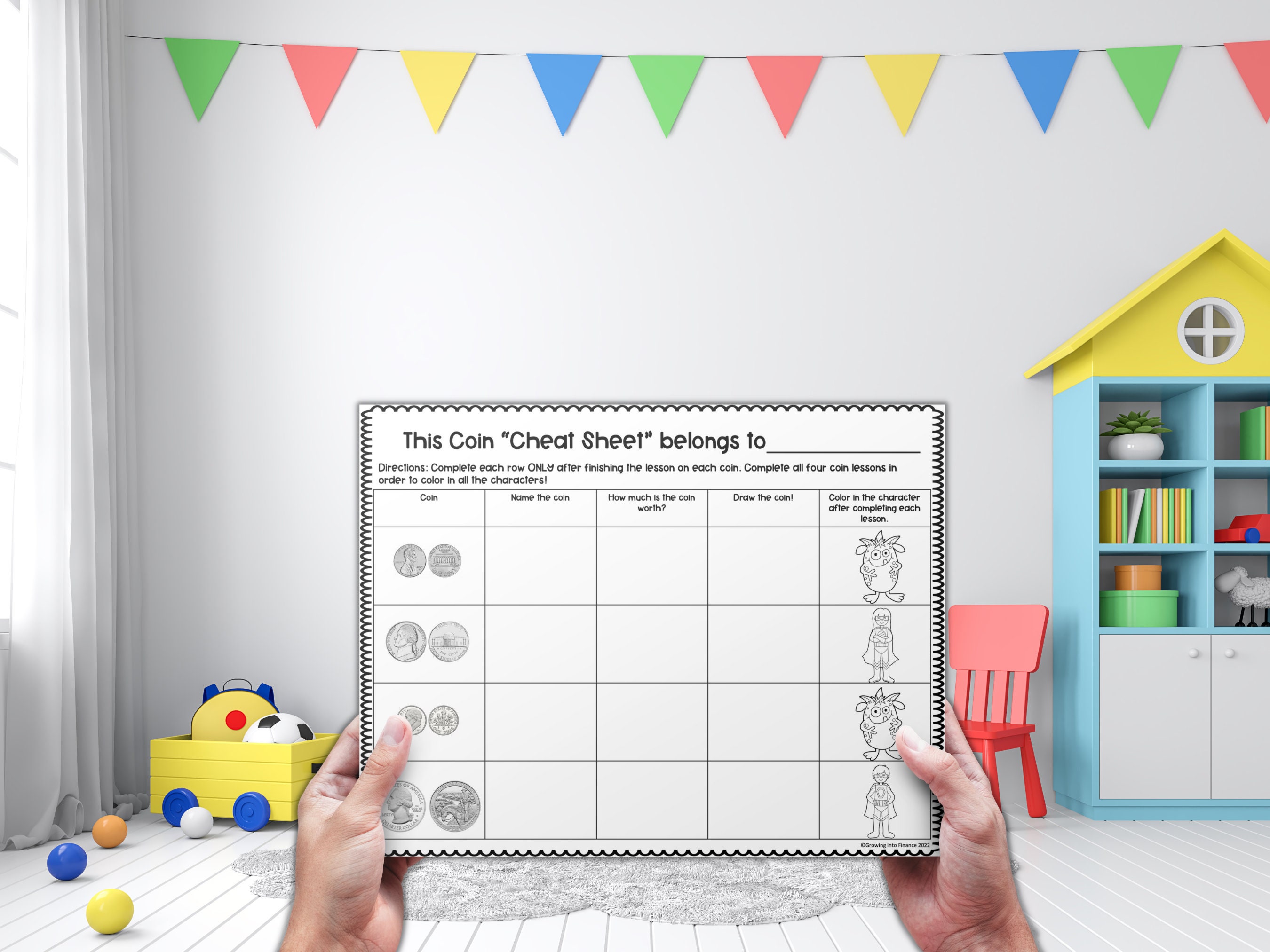 Interactive Money Game INSTANT DOWNLOAD Money Identification Math ...