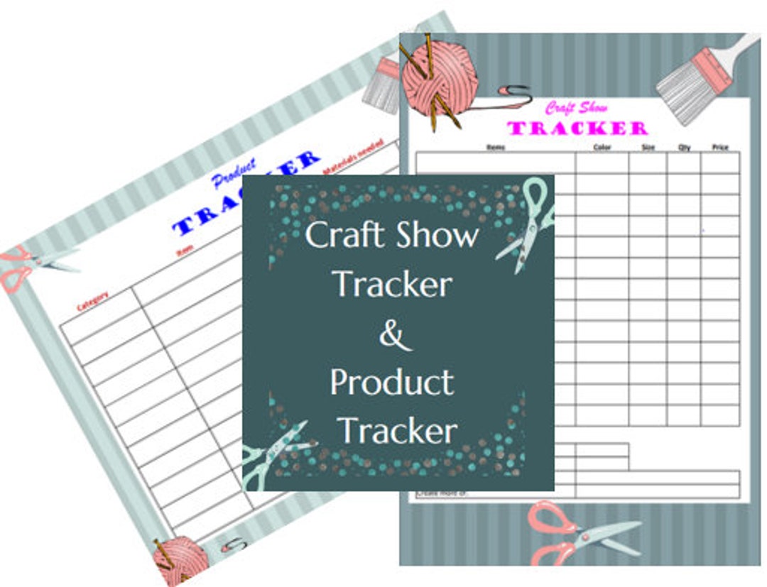 Craft Show Tracker Product Tracker Craft Business Planner Craft Show ...