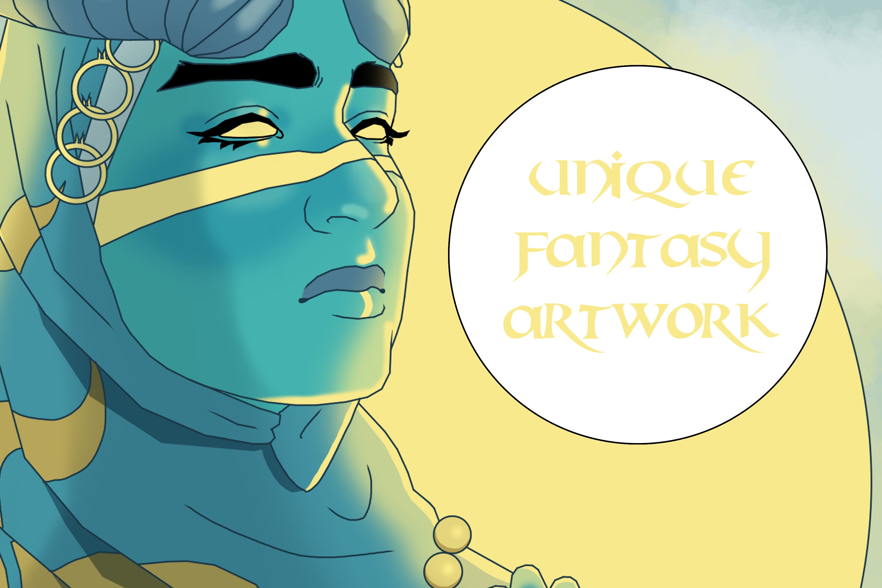 Printable Fantasy Art Printable Art A4 Square Printable - Etsy