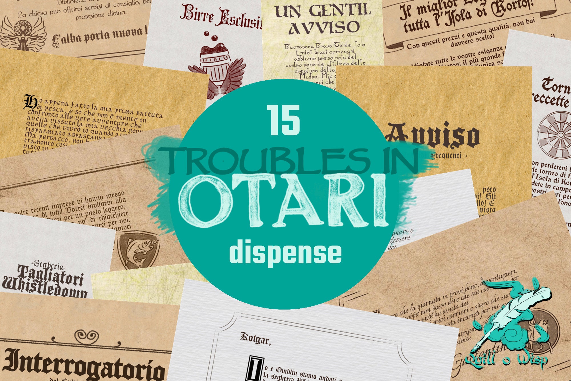 Italian Troubles in Otari Handouts | Pathfinder 2e | Roleplaying Game ...