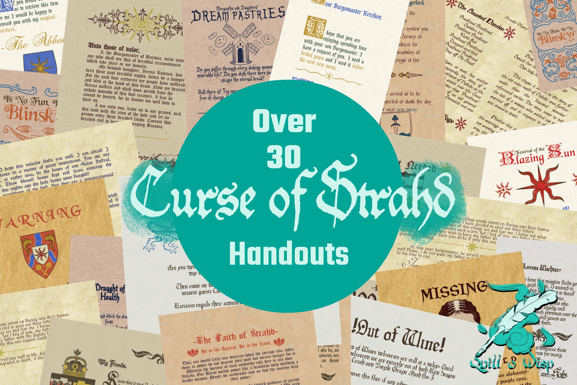 Curse of Strahd 5e Dnd Handouts Dnd Ravenloft Dnd Gifts - Etsy