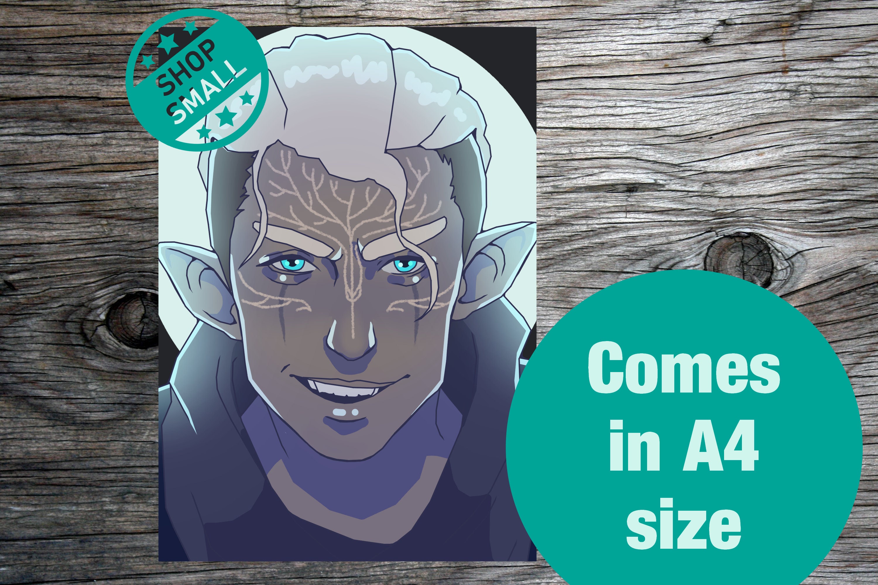 Printable Fantasy Art Printable Art A4 Dnd Druid Art DM - Etsy