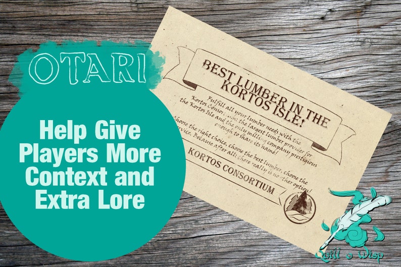 Troubles in Otari Handouts | Pathfinder 2e | Roleplaying Game Gifts ...