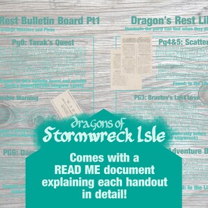 Dnd Stormwreck Isle Fliers | Digital TTRPG Dungeons Master Gift for Dnd ...