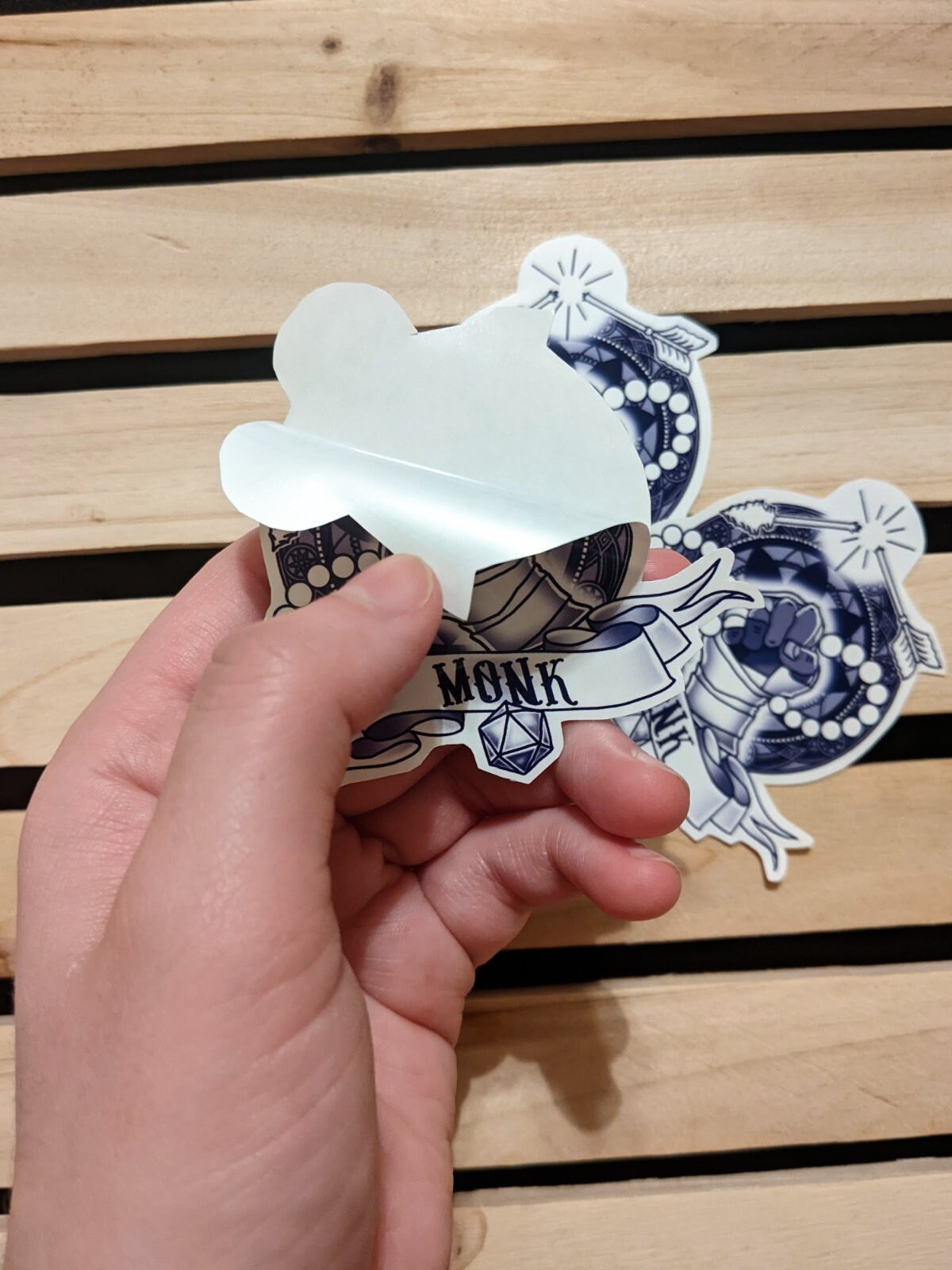 Dnd Monk Sticker Dnd Class Sticker Dnd Sticker Dnd 5e - Etsy