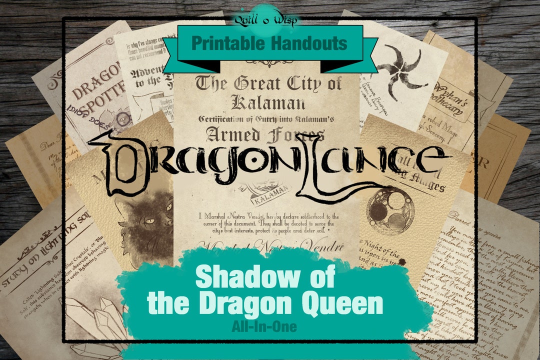 Dragonlance Digital RPG Handouts Featuring Lord Soth and Takhisis for ...