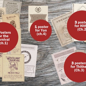 Witchlight Carnival Flyers | Digital TTRPG Flyers Carnival Handouts ...