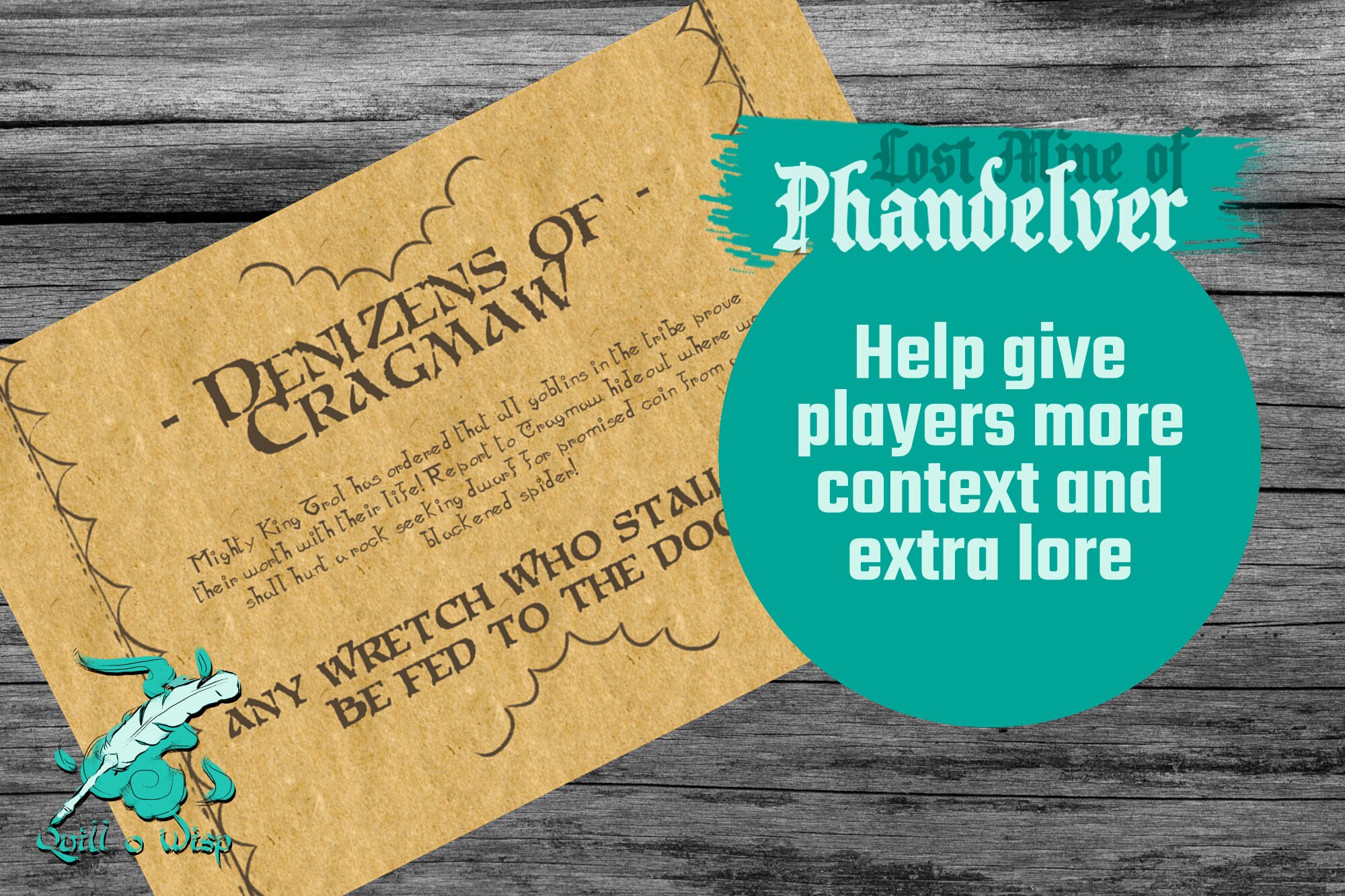 Lost Mine of Phandelver Flyers | Unique TTRPG Digital Handouts for Dnd ...