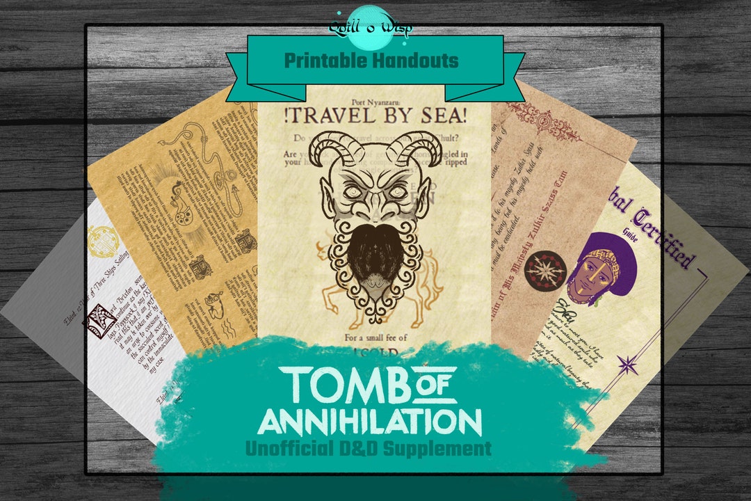 Tomb of Annihilation Props for Dnd, Pathfinder, and TTRPG Campaigns - Etsy