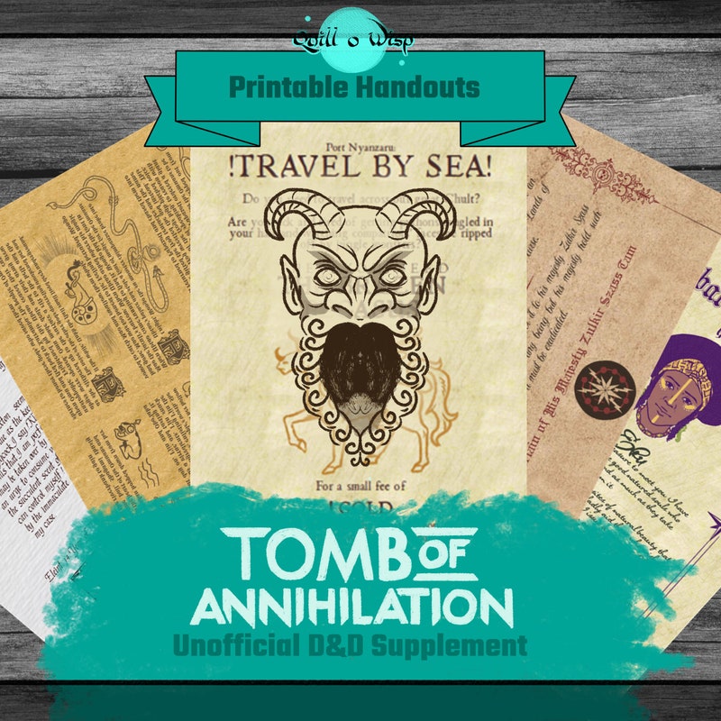 5e Tomb of Annihilation - Etsy UK