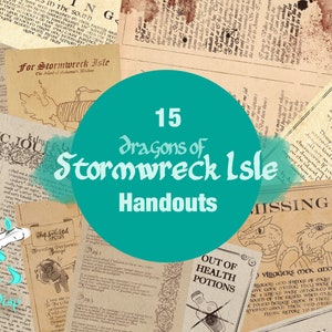 Dnd Stormwreck Isle Fliers | Digital TTRPG Dungeons Master Gift for Dnd ...