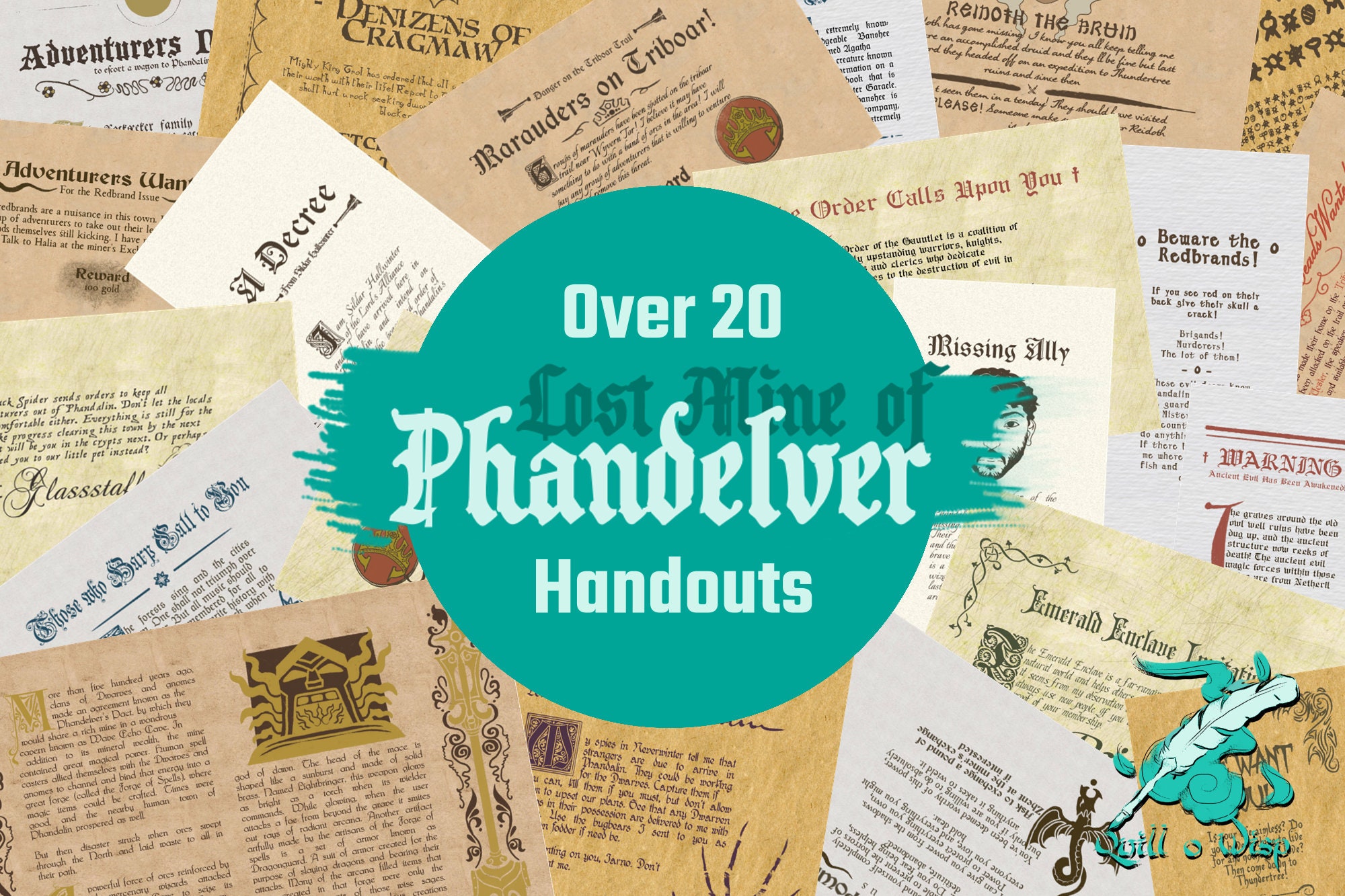 Lost Mine of Phandelver Flyers | Unique TTRPG Digital Handouts for Dnd ...