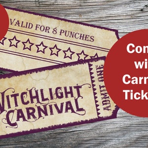 Witchlight Carnival Flyers | Digital TTRPG Flyers Carnival Handouts ...