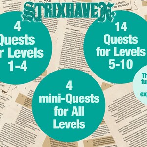 Strixhaven 5e Dnd Side Quests Dnd Oneshots Dnd Gifts A TTRPG Dnd ...